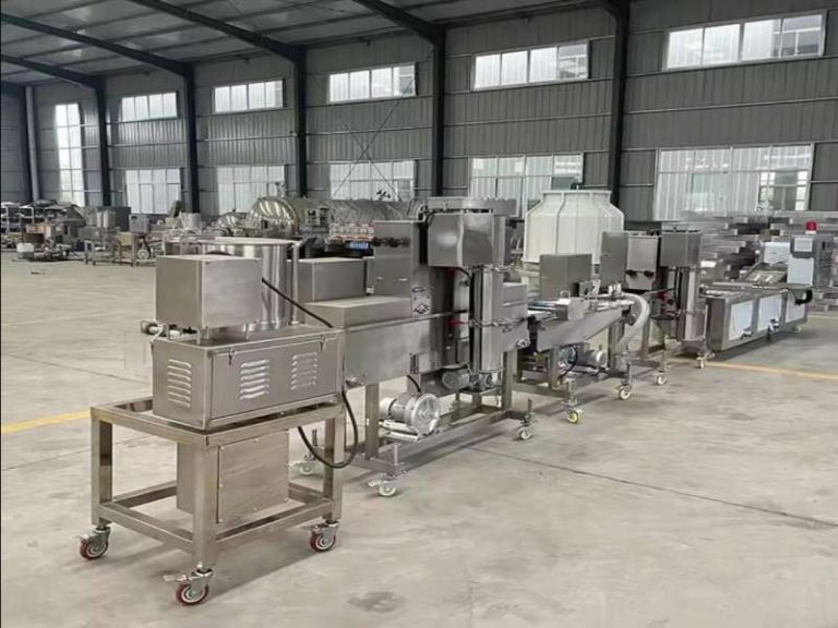 Heavy Duty Scale Chicken Nugget Production Line - Chicken Nugget ...